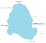 Map for lake Viverone